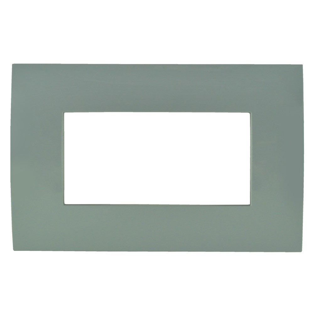 ABB cover frame, 4 module, stone color | Megatek