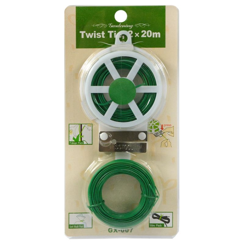 Garden wire, metal/plasticized, 2x40 m | Megatek