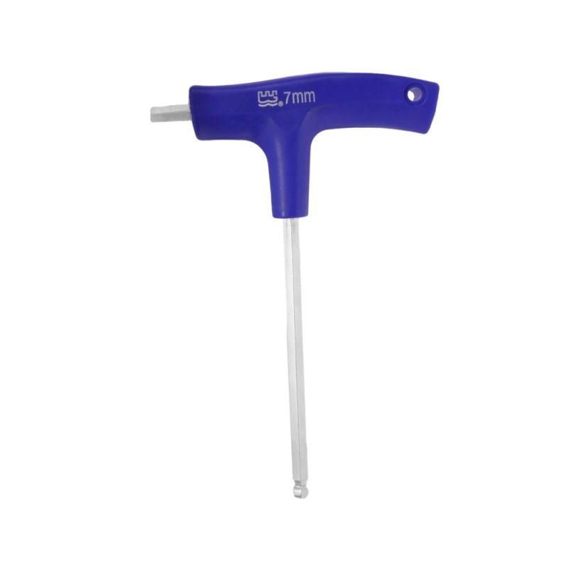 T-type allen key,ball end, plastic/steel, 7 mm | Megatek