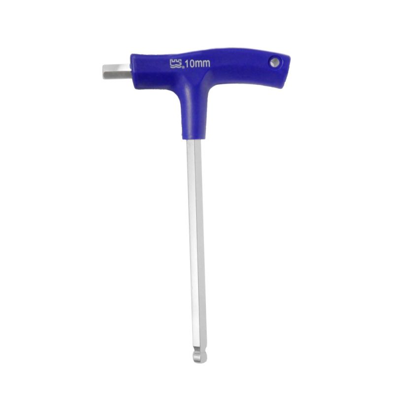 T-type allen key,ball end, plastic/steel, 10 mm | Megatek