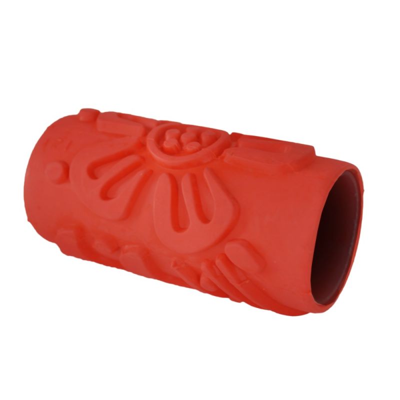 Natural rubber cover, having mold joint line on the surface