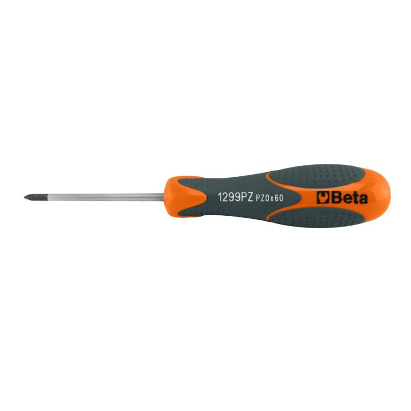 Professional screwdriver, Beta, Grip, PZ0, 60 mm, Cr-V | Meg