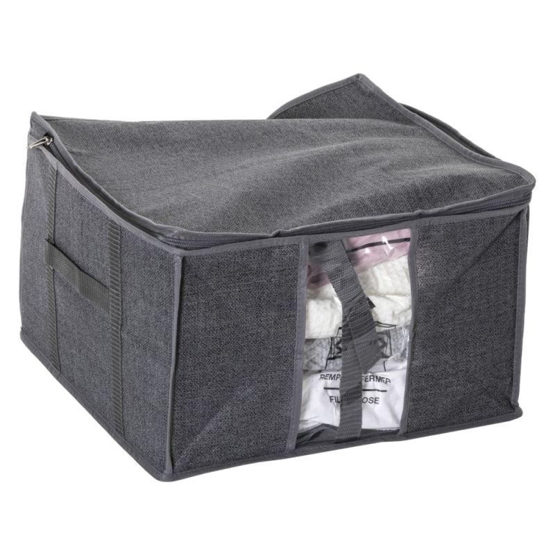 Airproof packaging bag, S, polyethylene, transparent/grey, 4