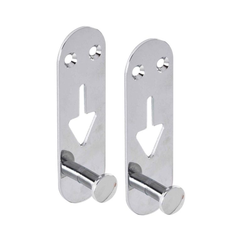 Wall hook, Arrow, chrome steel, 3x2xH9.5 cm, 2 piece | Megat