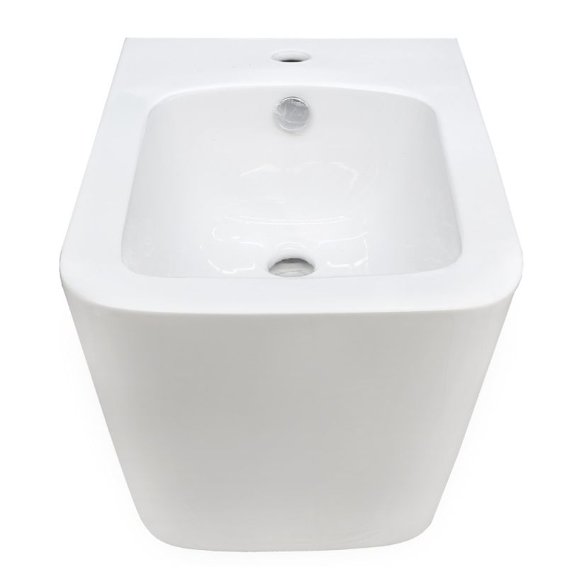 Wall mounted bidet, porcelain, white, 51x38xH44 cm | Megatek
