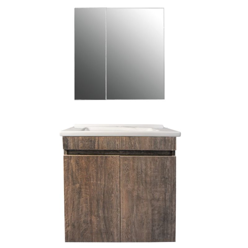 Toilet furniture, Omega 65, MDF, walnut | Megatek