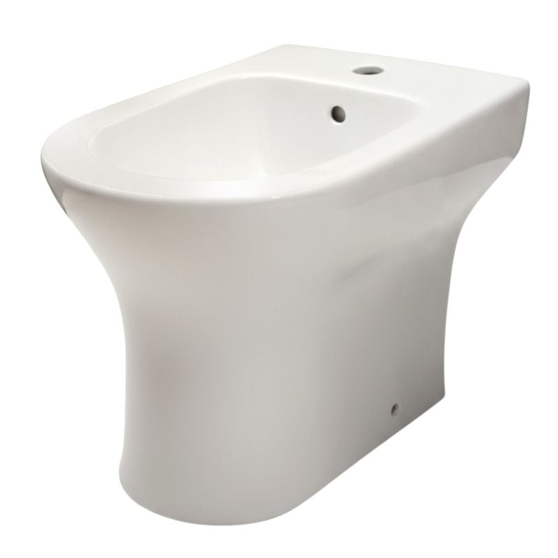 Bidet, PureSan, floor-mounted, porcelain, white, 54.5x35.5xH