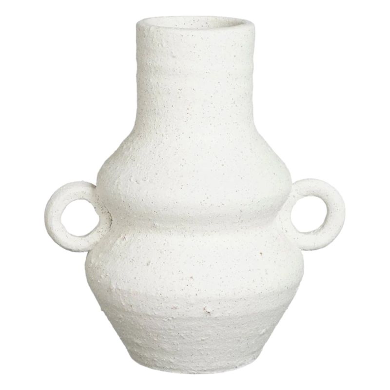 Flower pot, Lane, ceramic, white, Ø19xH27 cm | Megatek