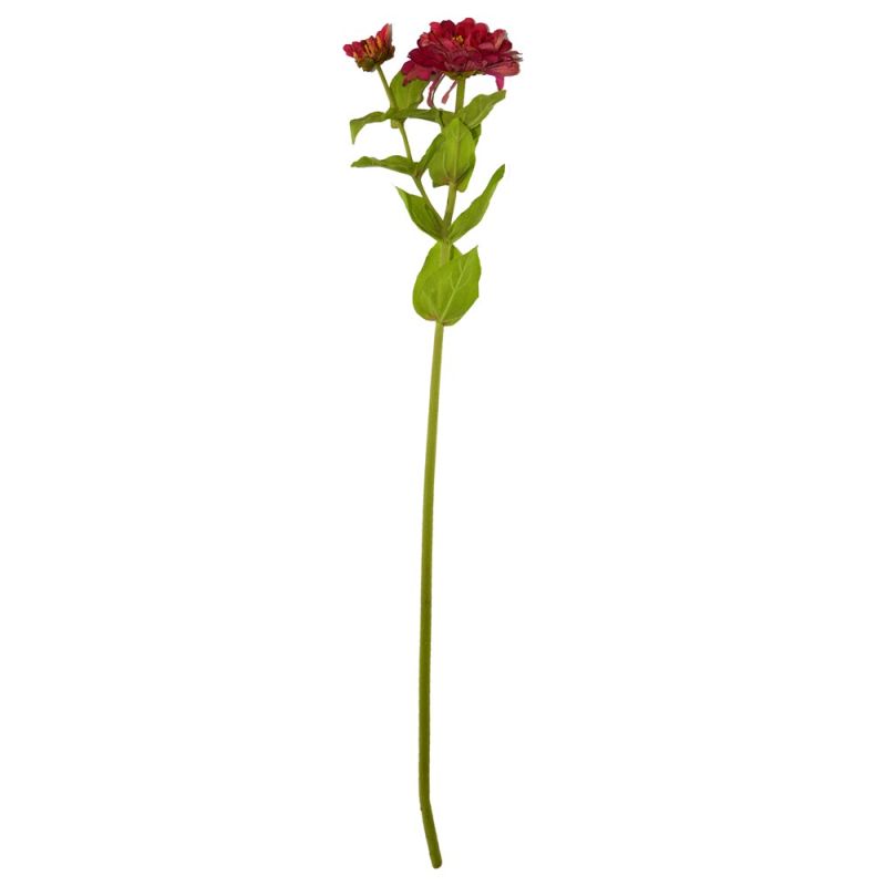 Artificial flower, plastic, red/green, H62 cm | Megatek