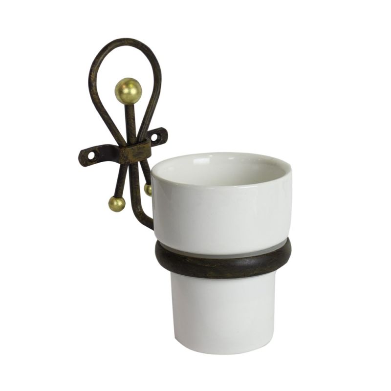 Wrought iron toothbrush holder | Megatek