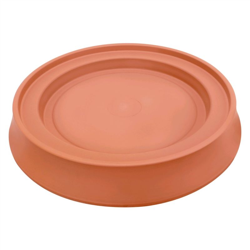 Round flower pot saucer, HOME DESIGN, plastic, terracota, Ø2