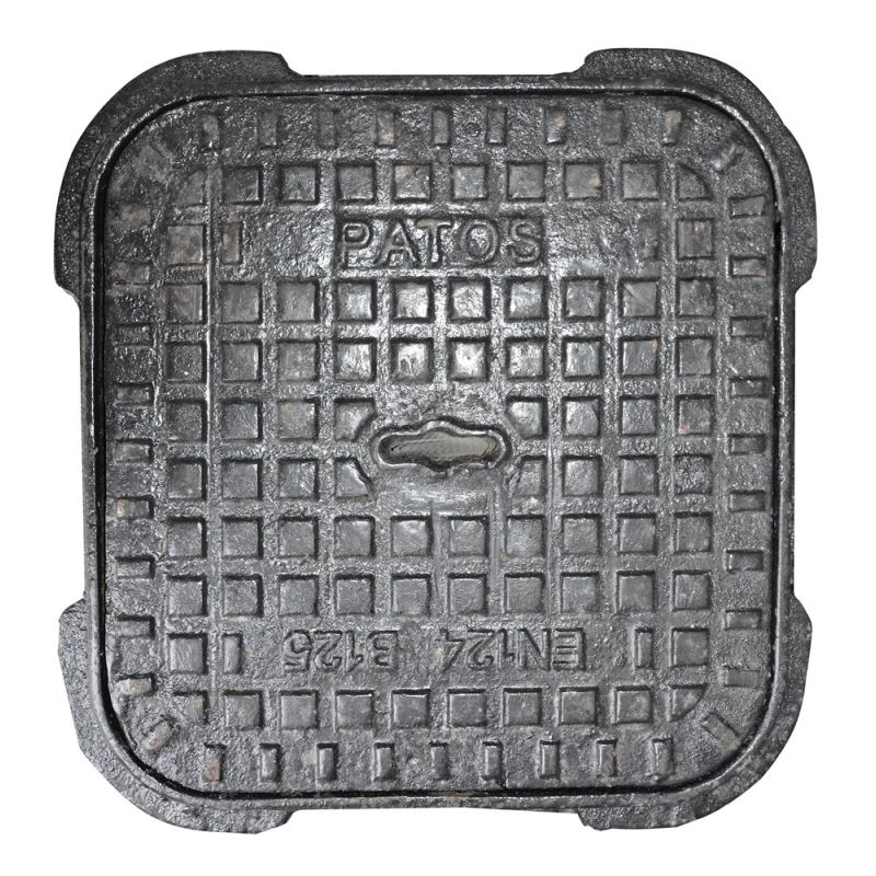 Catchpit cover, cast-iron, 40x40 cm, class B 125 | Megatek