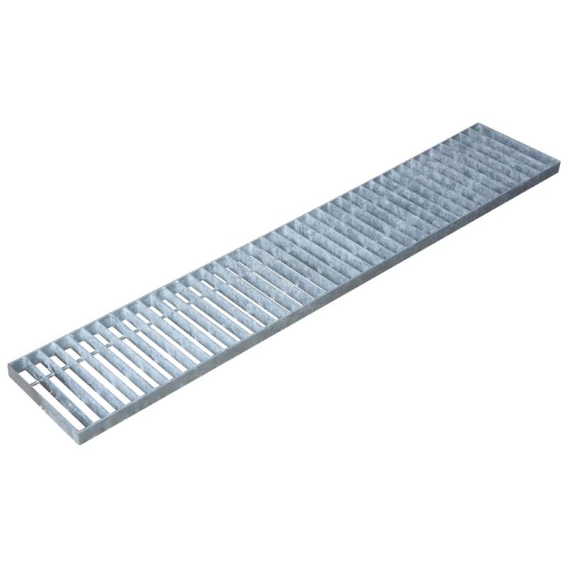 Channel grating, steel galvanized, 2.5x18x100 cm, class A15