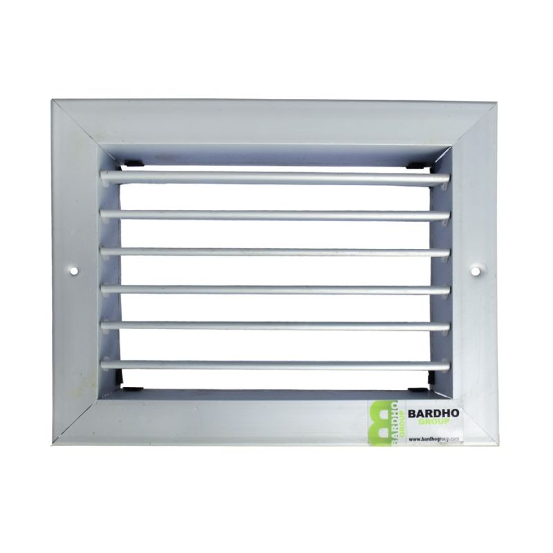 Aluminum ventilation grill, 20x15 cm, with a row | Megatek