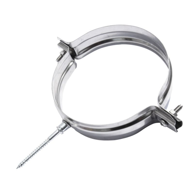 Pipe clamp, stainless, Ø150 mm | Megatek
