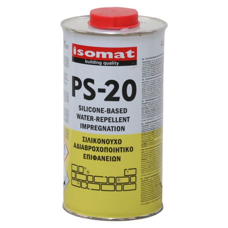 Solution containing silicone for waterproofing, transparent.