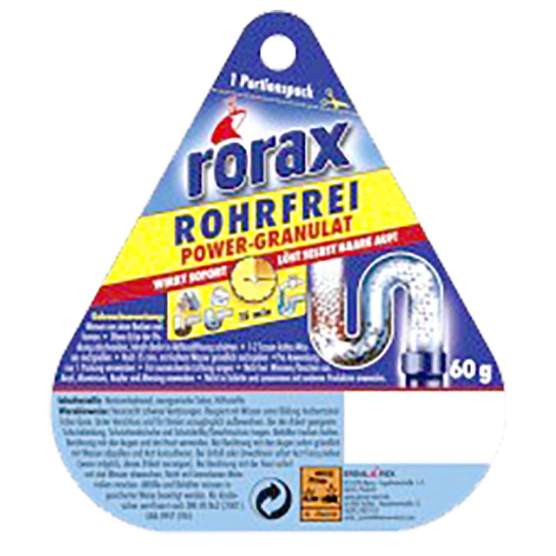 Sink unblocking detergent, Rorax , 60 gr, 1 piece | Megatek