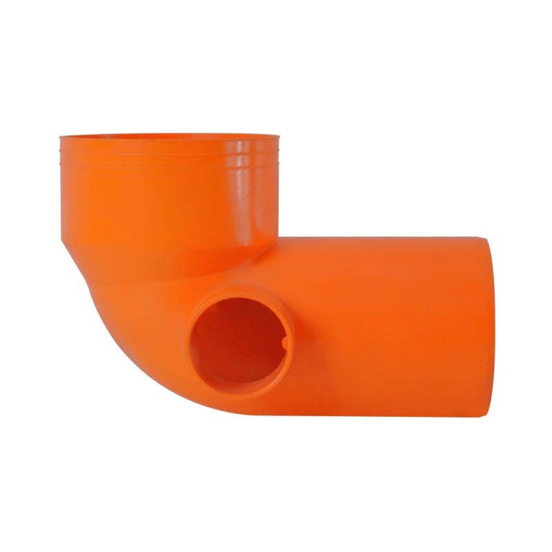 Elbow WC, PVC, Ø110x50mm, right out | Megatek