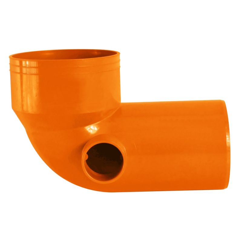 Elbow WC, PVC, Ø110x40mm, left out | Megatek