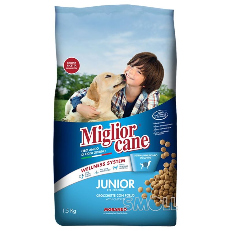 Food for small dogs, Miglior Cane Crocchette, 1.5 kg, with c