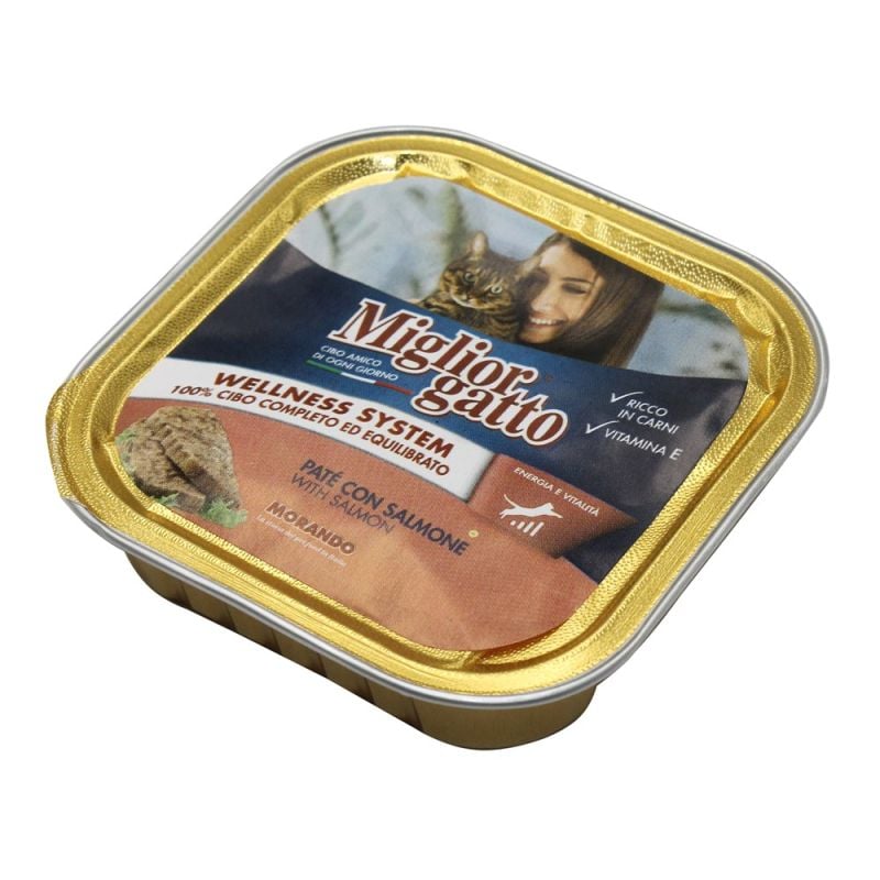 Cat food, Miglior Gatto, 100gr, with salmon | Megatek