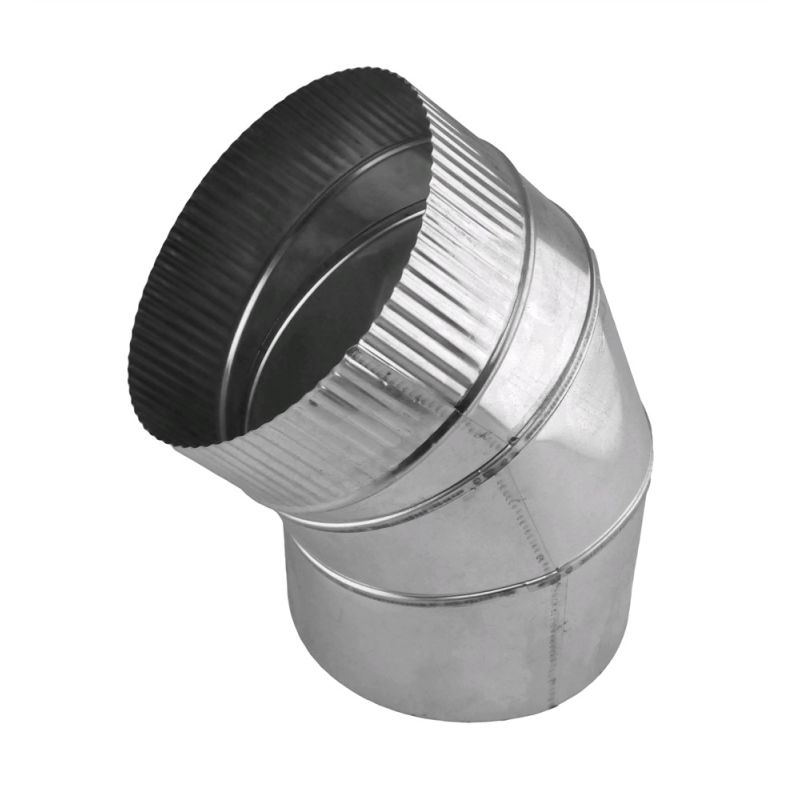 Inox elbow Ø180 45° | Megatek