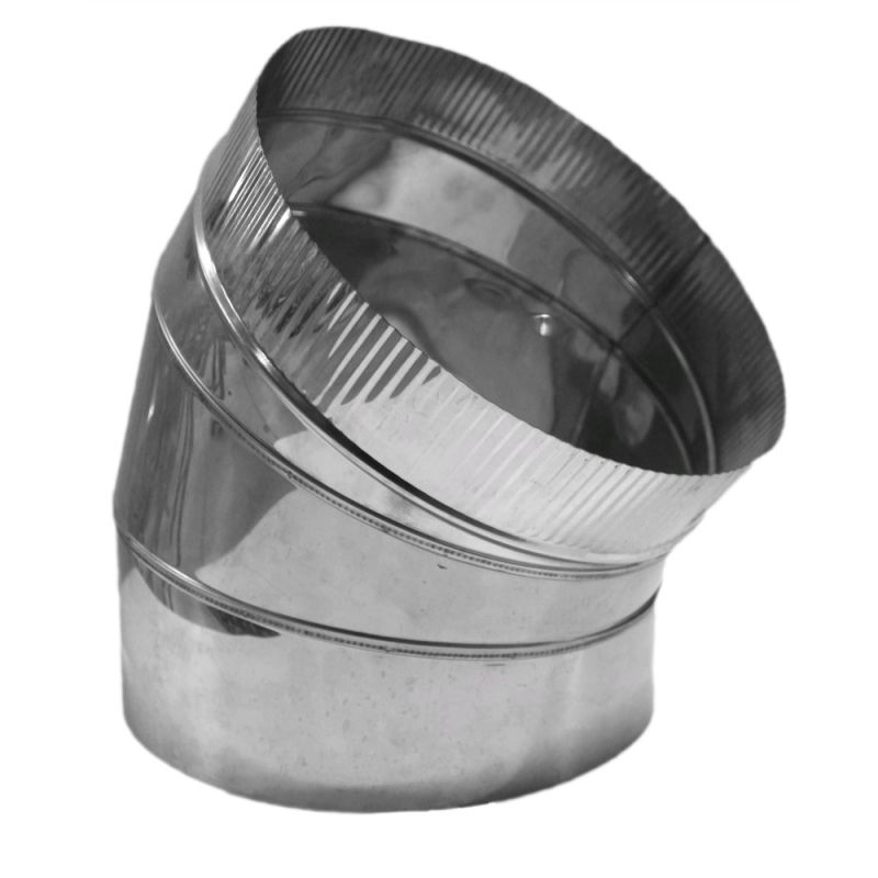 Inox elbow Ø300 45° | Megatek
