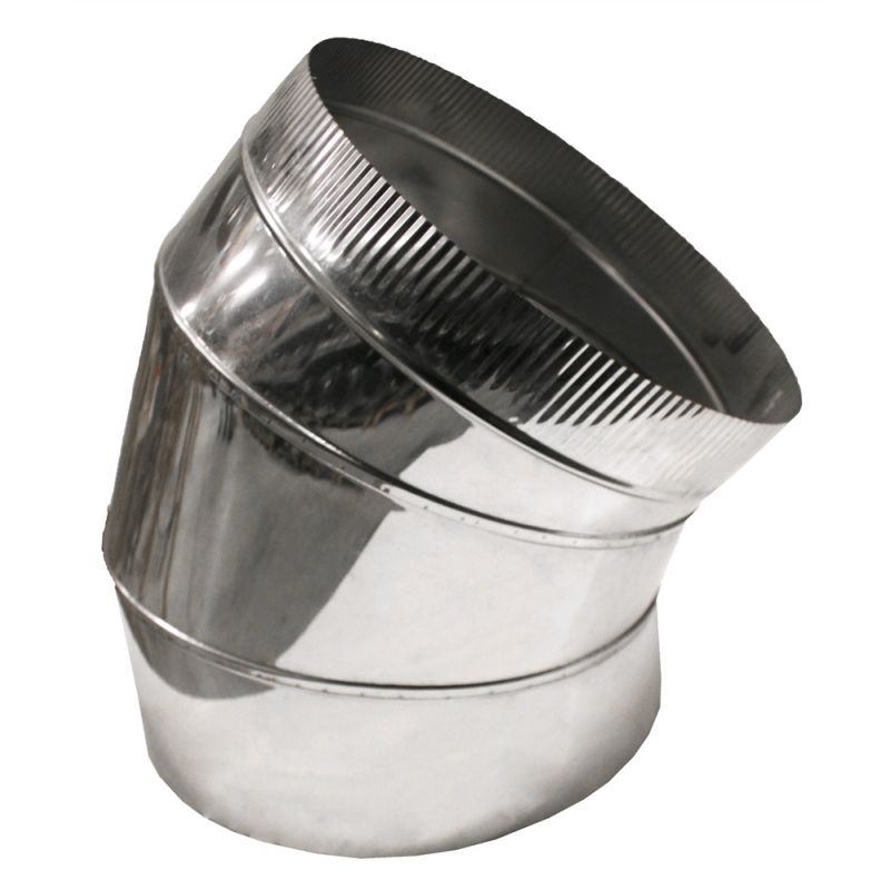 Inox elbow Ø350 45° | Megatek