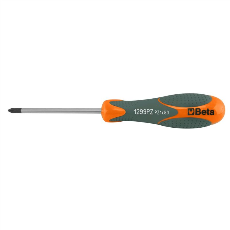 Professional screwdriver, Beta, PZ1, 80 mm, Cr-V | Megatek