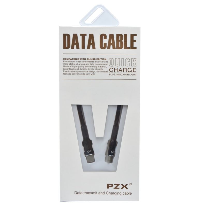 Charging cable, PZX, 5.0 A, Type C - Type C, | Megatek