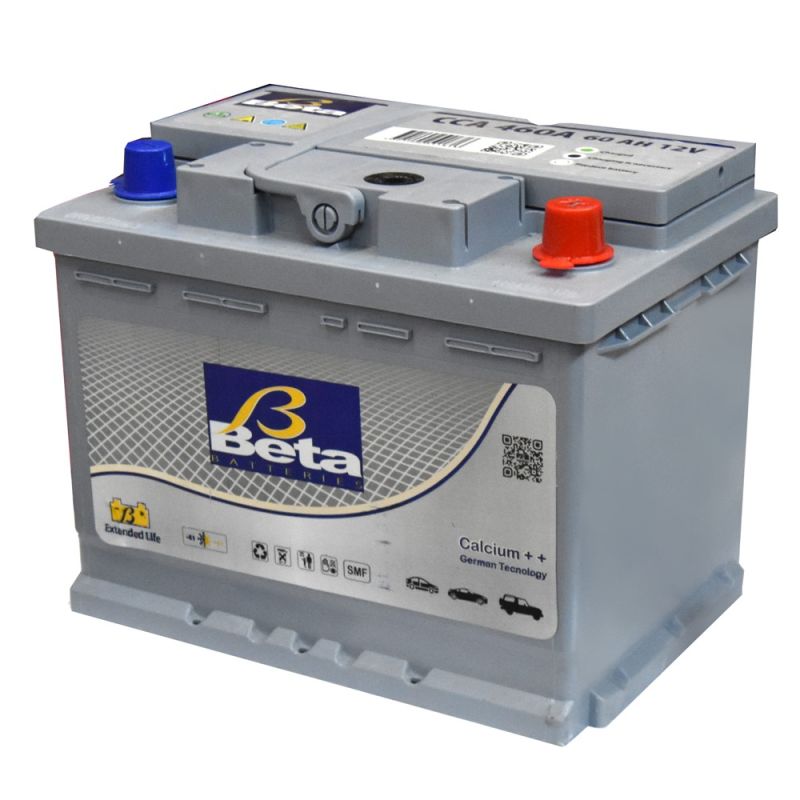 Car Battery, Beta, 60 Ah | Megatek