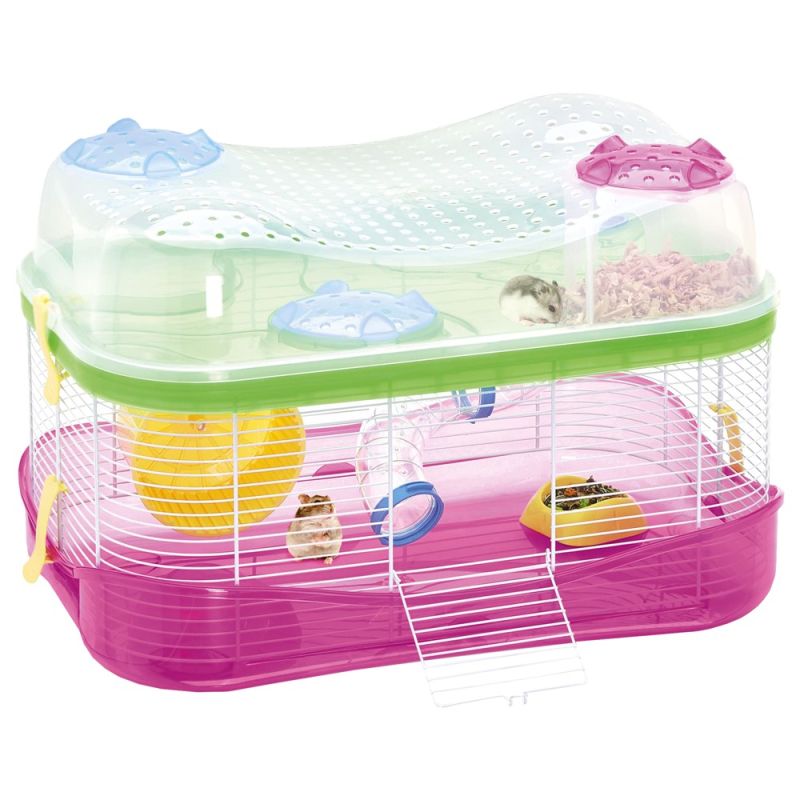 Cage for guinea pigs, Imac, fantasy, 58x38x38.5 cm, complete