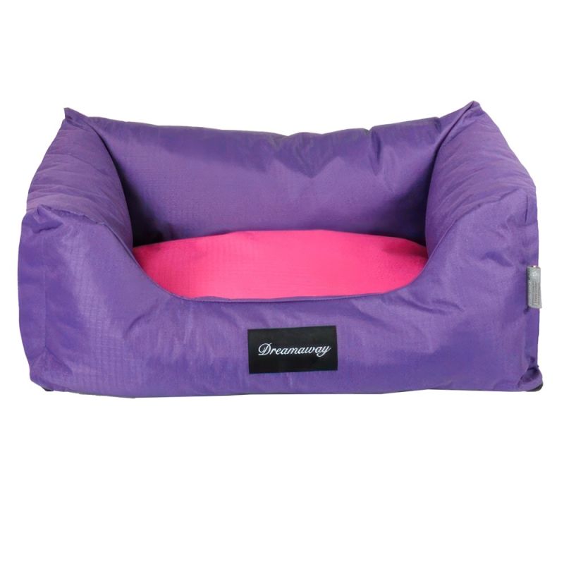 Bed for animals, Fabotex, Boston, 80 x 62 x 22 cm, purple co