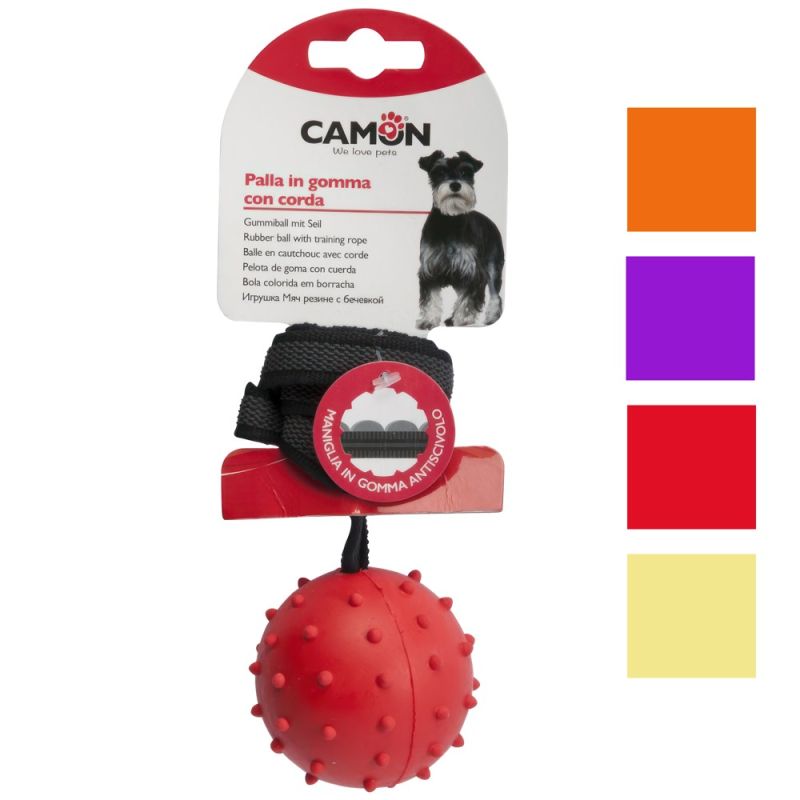 Dog toy, Camon, 7.6 cm x 38 cm, natural rubber | Megatek