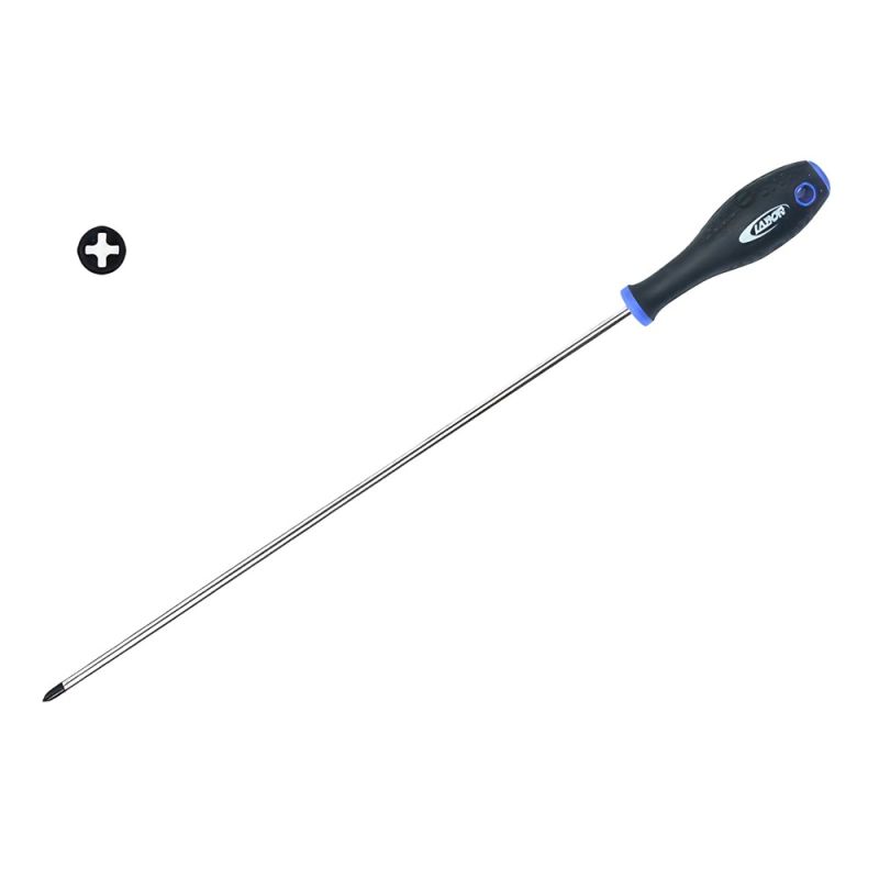 Long screwdriver, Labor, PH1, 400 mm | Megatek
