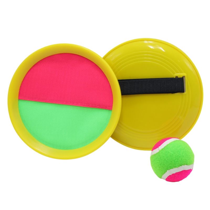 Beach racket with velcro + ball | Megatek