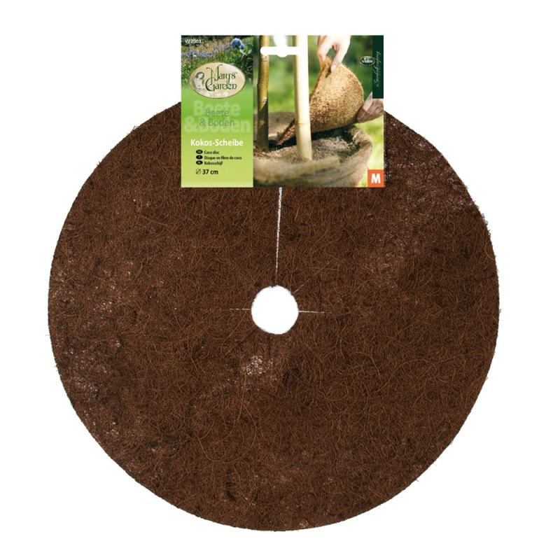 Protective layer for plant soil, Videx, Coco, Ø 37 cm, dark