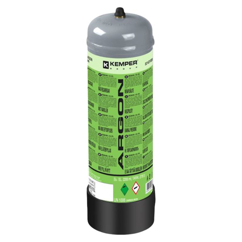 Argon gas, Kemper, 2.2 L, 110 bar | Megatek