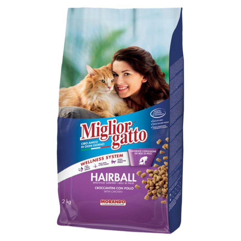 Veterinary food for cats, Miglior Gatto, 2kg, with chicken,