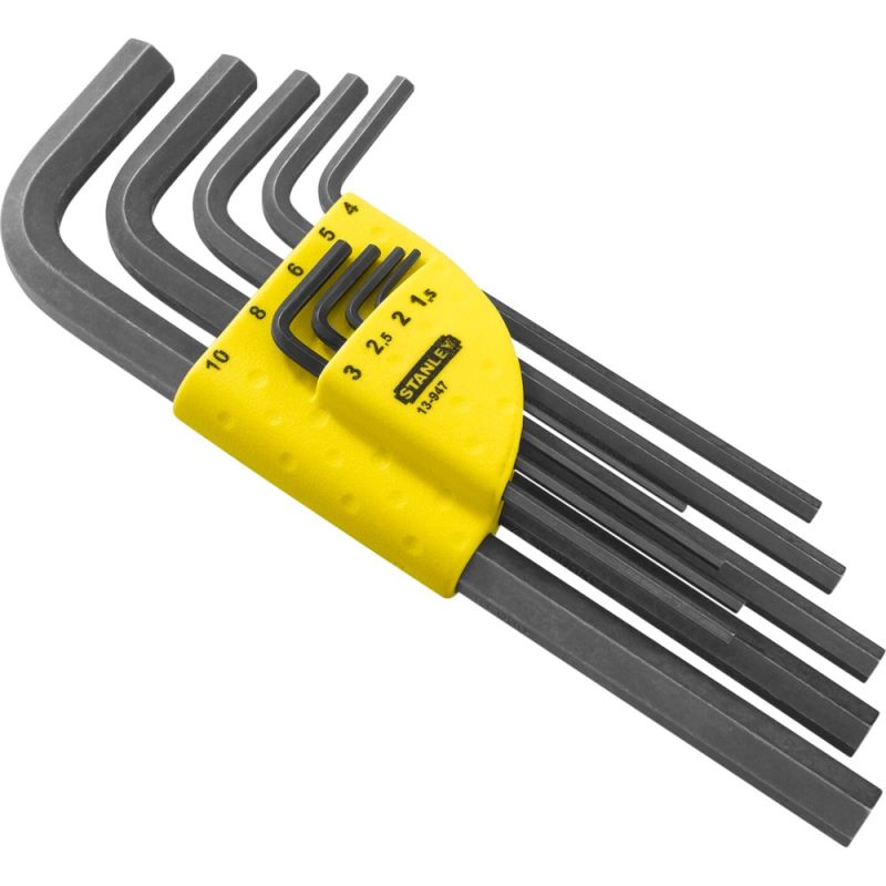 Set of hexagonal keys, Stanley, 9 pcs | Megatek