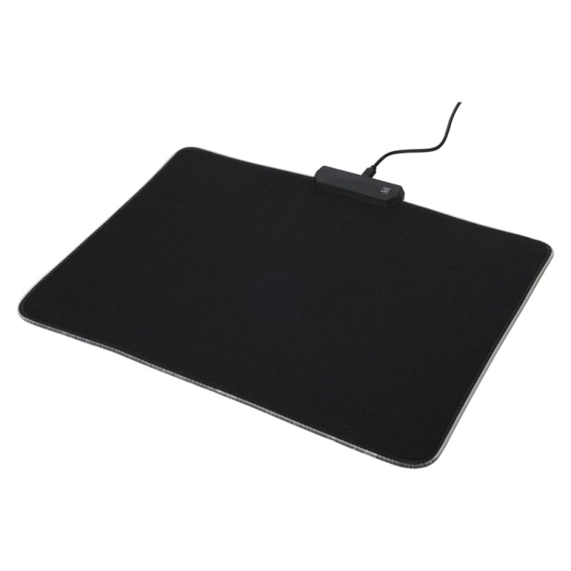 Mouse pad, 35x25cm, polyester, black color | Megatek