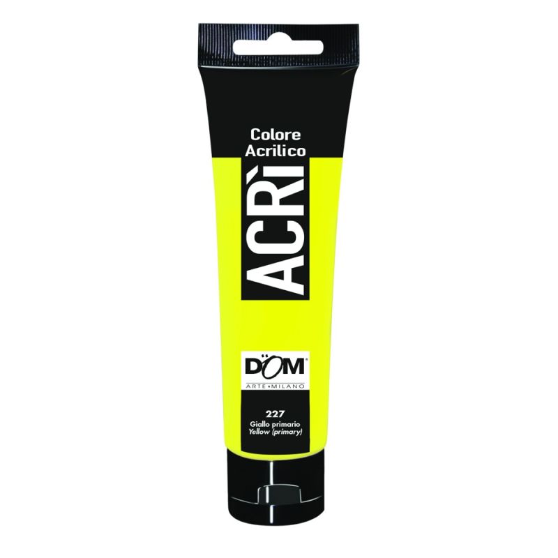 Acrylic paint, Dom, 100ml, Giallo Primario | Megatek