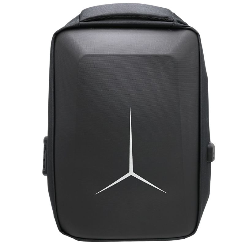 Travel backpack, Tesla, 50x35x9 cm, black | Megatek