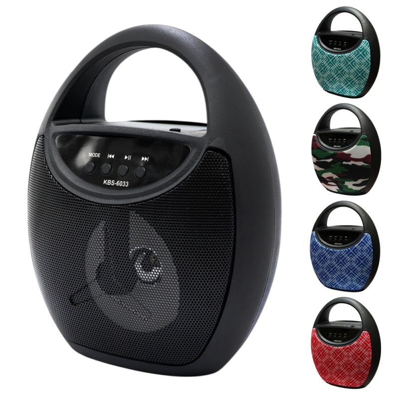 Bluetooth speaker, KBS-6033, 12W, 800mAh battery, rechargeab