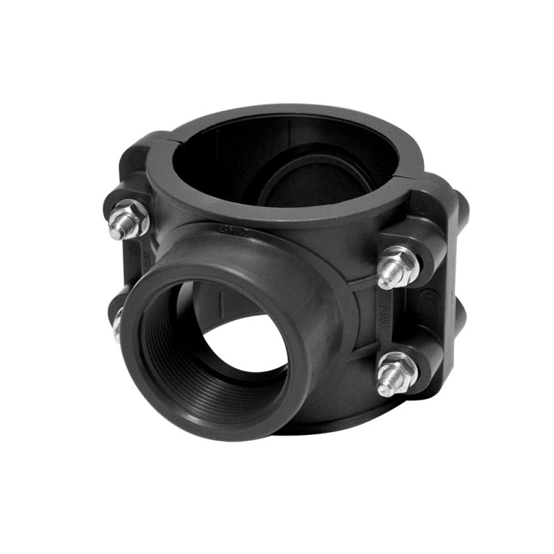 Clamp saddle with bolts 90x2 PN 10 | Megatek