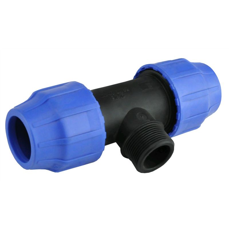 Quick Tee connection 63x2 x63 PN 16 male | Megatek