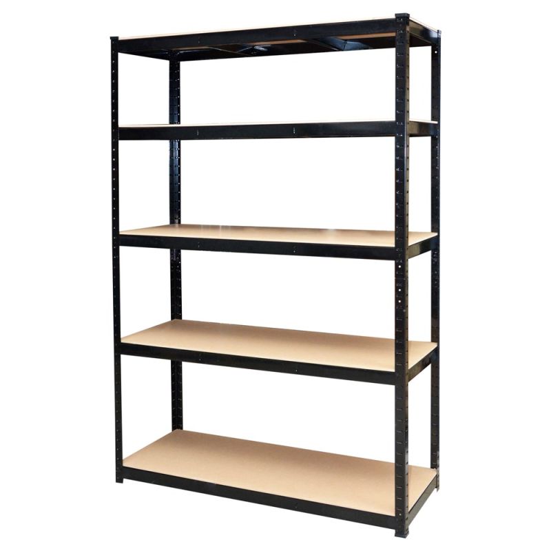 Raft metalik i zi me 5 kate 120x45x180 cm | Megatek