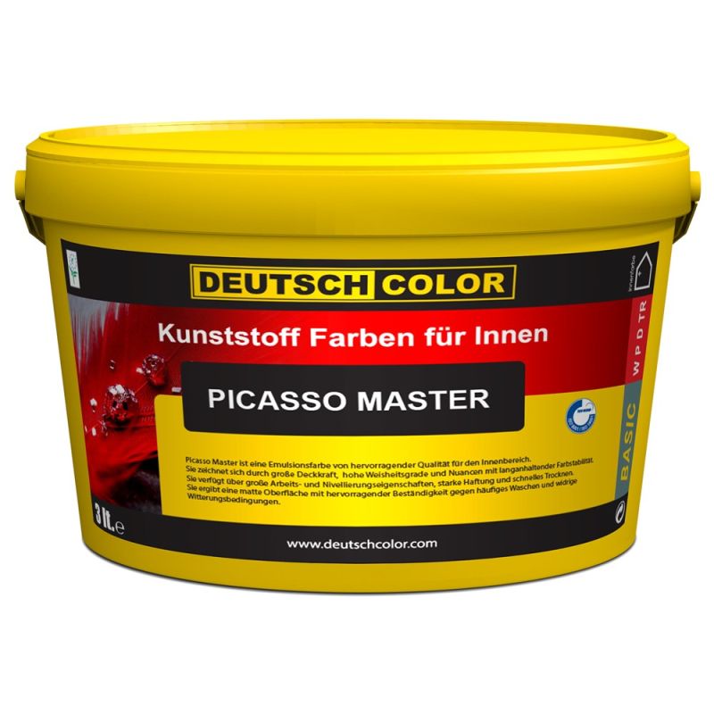 Plastic paint, Picasso Master, 3L, base D | Megatek