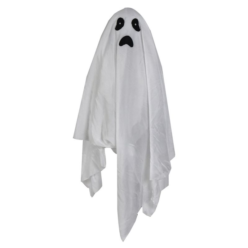Animated hanging ghost, cloth, 60x10x10 cm, white | Megatek