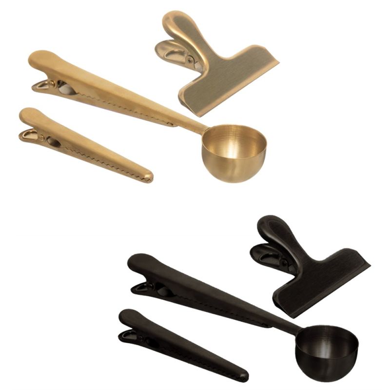 Air tight clips, 3 pcs, plastic, assorted | Megatek